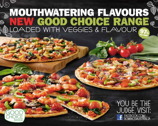 Guilt-free Pizza? You Bet – With Domino's New Good Choice Range ...
