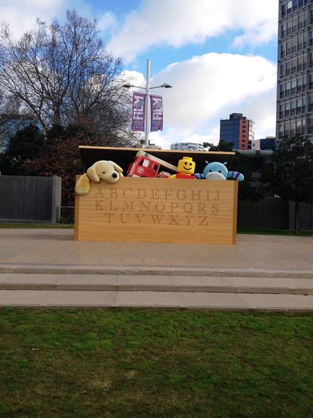 Giant toy box in Aotea Square | infonews.co.nz New Zealand News