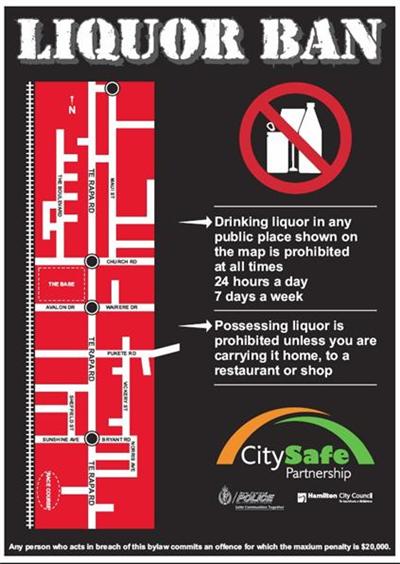 Liquor Control Bylaw extends to Te Rapa | infonews.co.nz New Zealand News